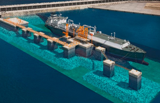 Jetty in the Port of Punta Langosteira - Sacyr Infraestructuras